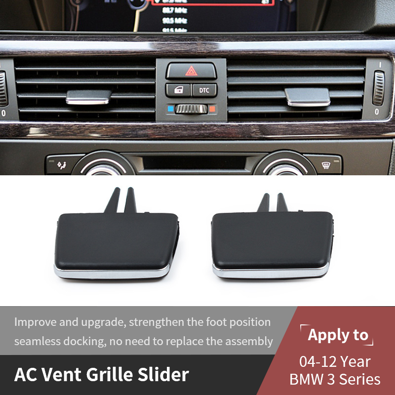Front Fresh Air Conditioner AC Vent Grille Outlet Slider Clips Repair ...